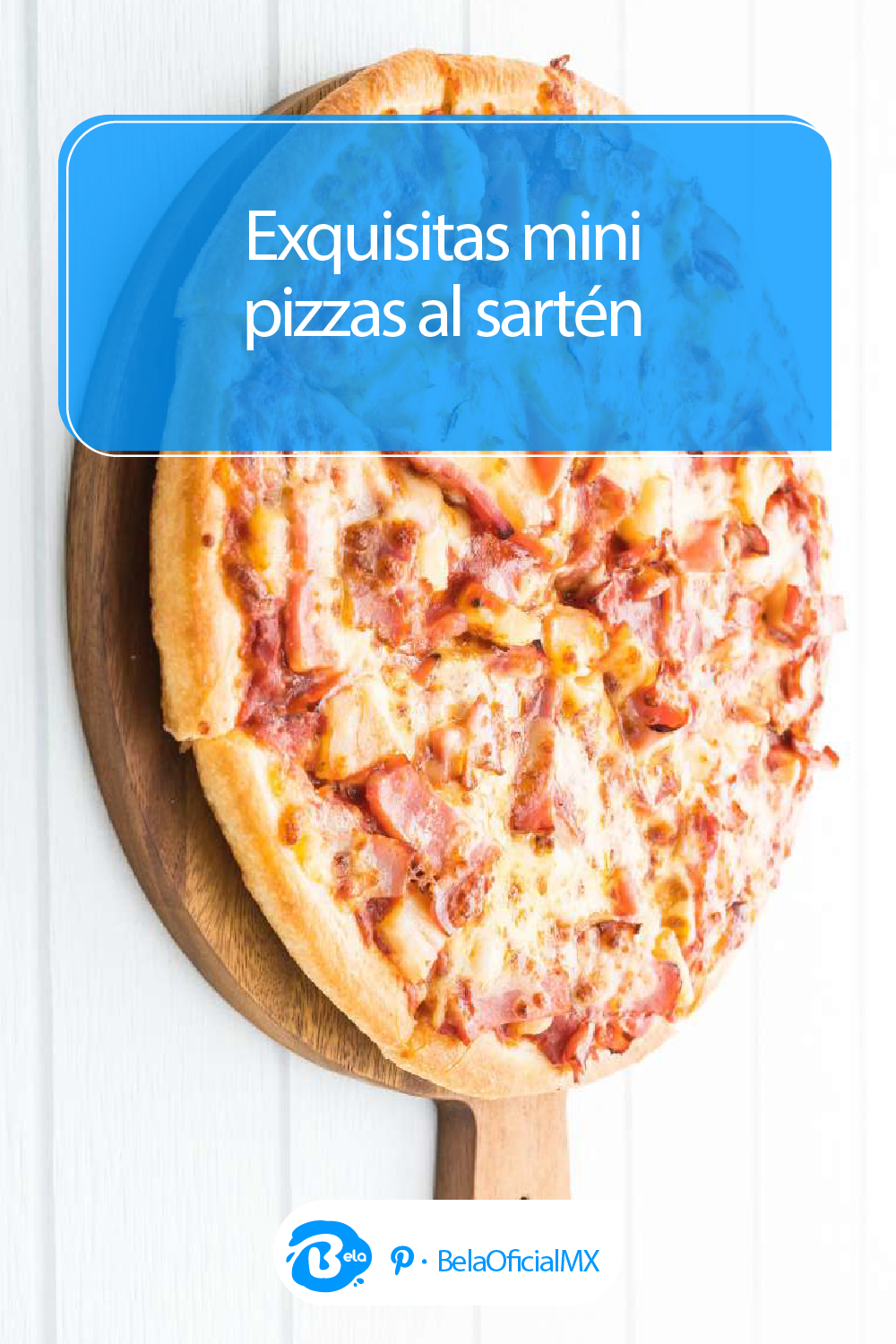 Exquisitas mini pizzas al sartén